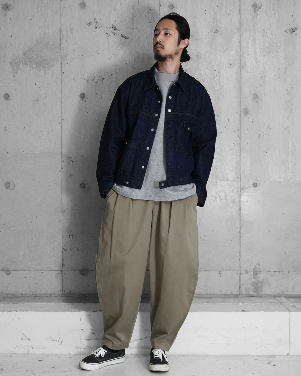 CURVED LINE TROUSERS / mù_lab.#004（カーブドライン トラウザース / ムーラボ#004）